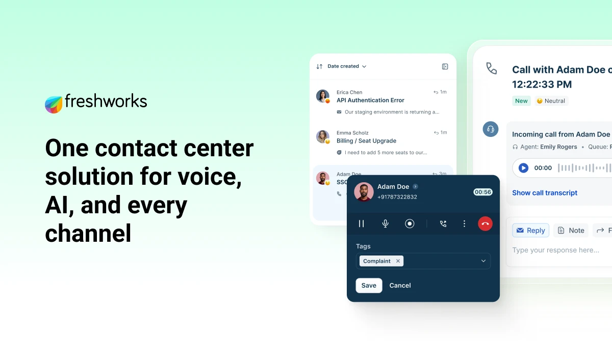 Cloud-based contact center solution | Freshcaller