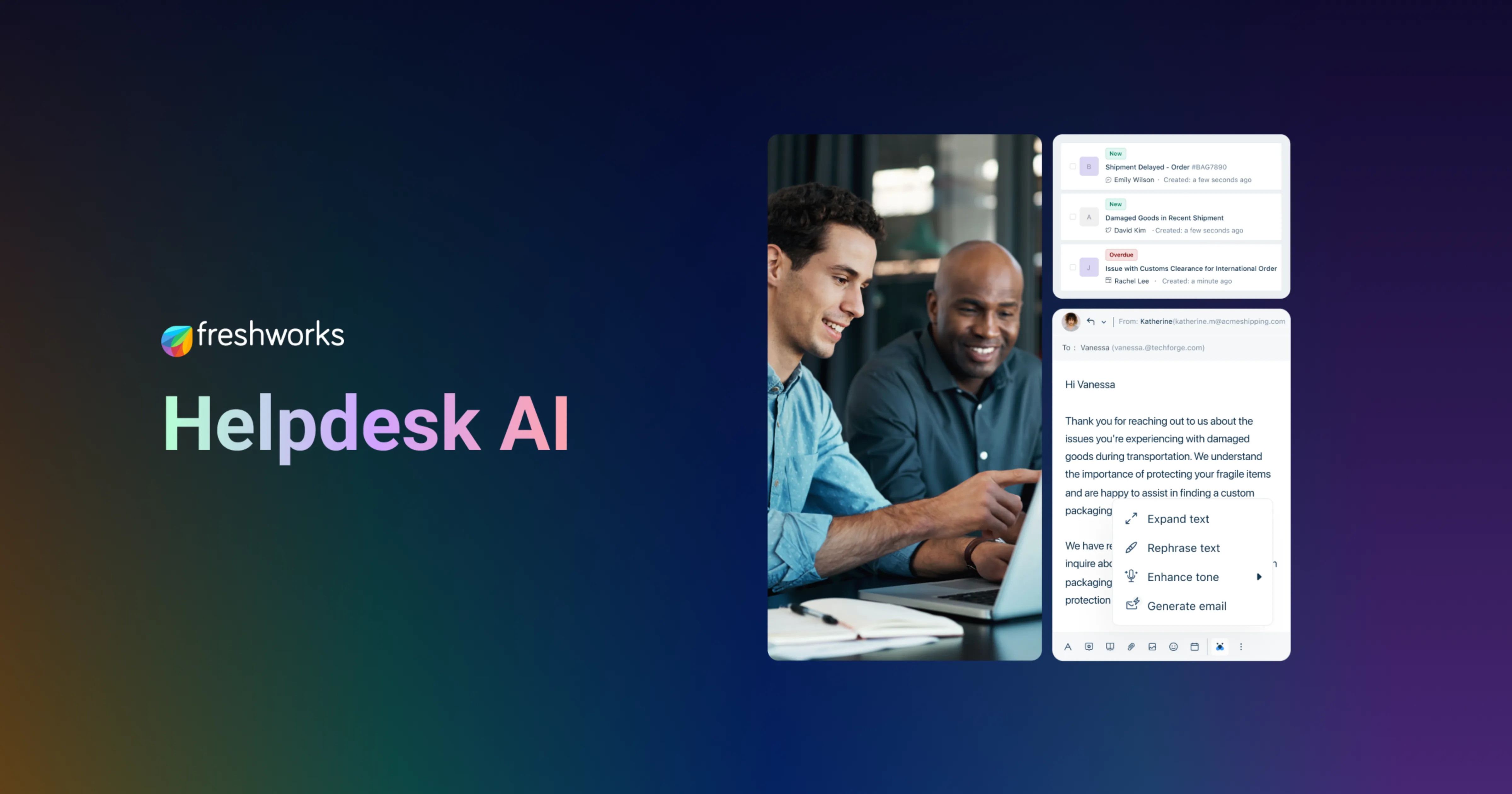 Freshdesk AI Helpdesk: Freddy AI Copilot for Customer Service