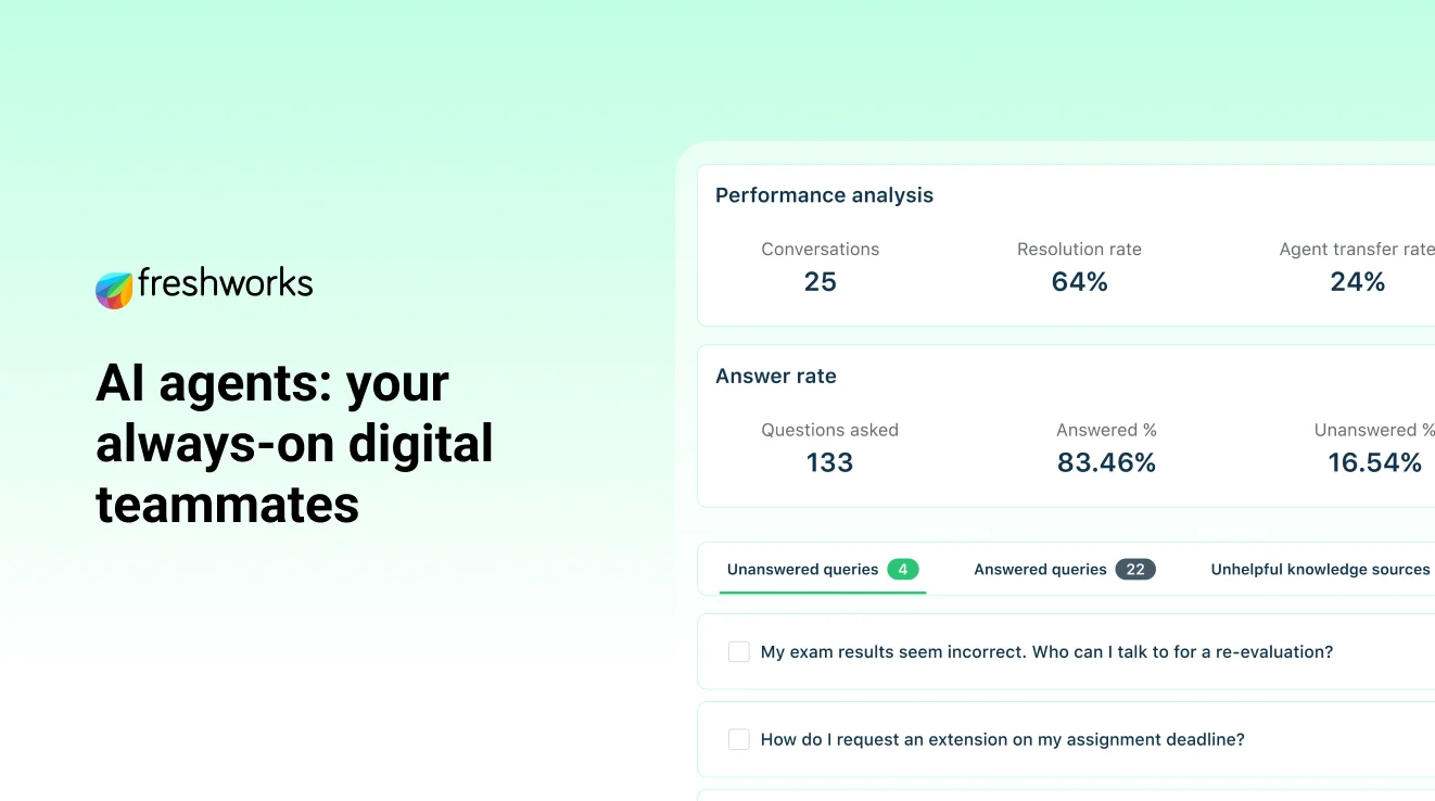 Freddy AI Agent: intelligenter, sicherer und autonomer Kundensupport