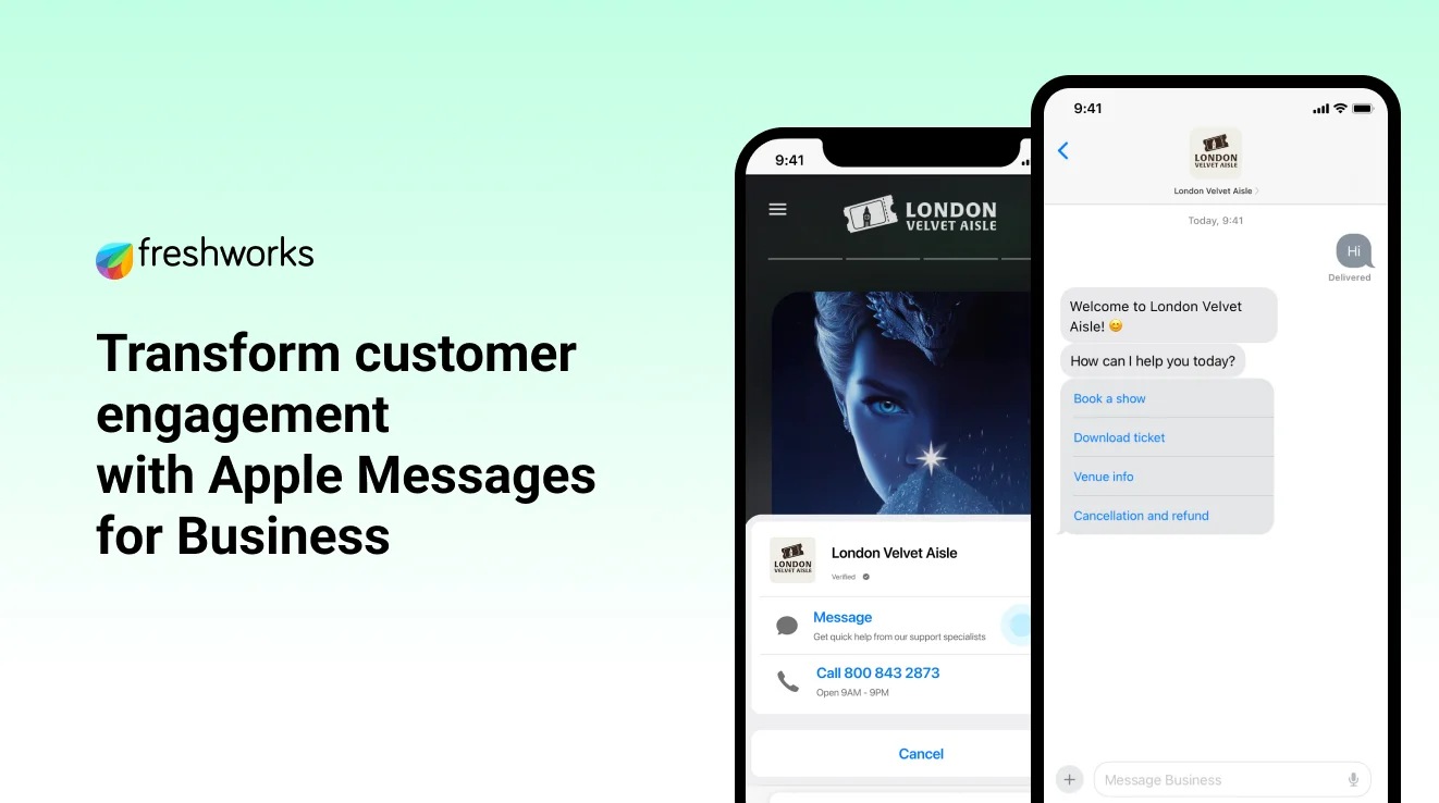 Apple Messages for Business in 2025 | Freshdesk | Freshworks