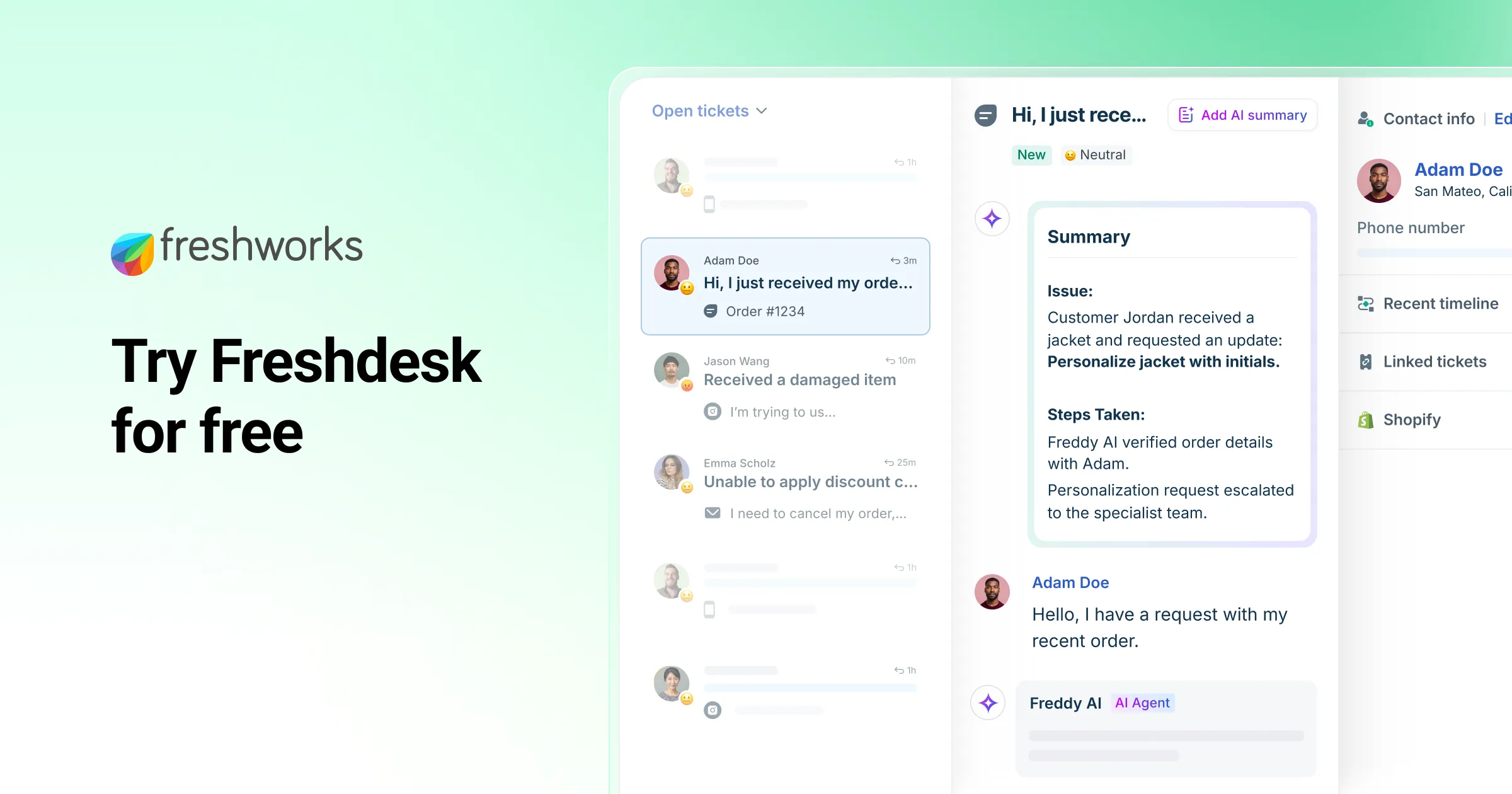 Sign up for Freshdesk Helpdesk Software | Freshdesk by Freshworks