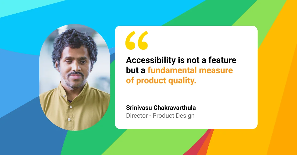 Championing Product Inclusion and Accessibility at Freshworks | The ...